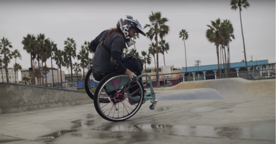 Meet the First Woman to Ever Do a Wheelchair Backflip - Happify Daily